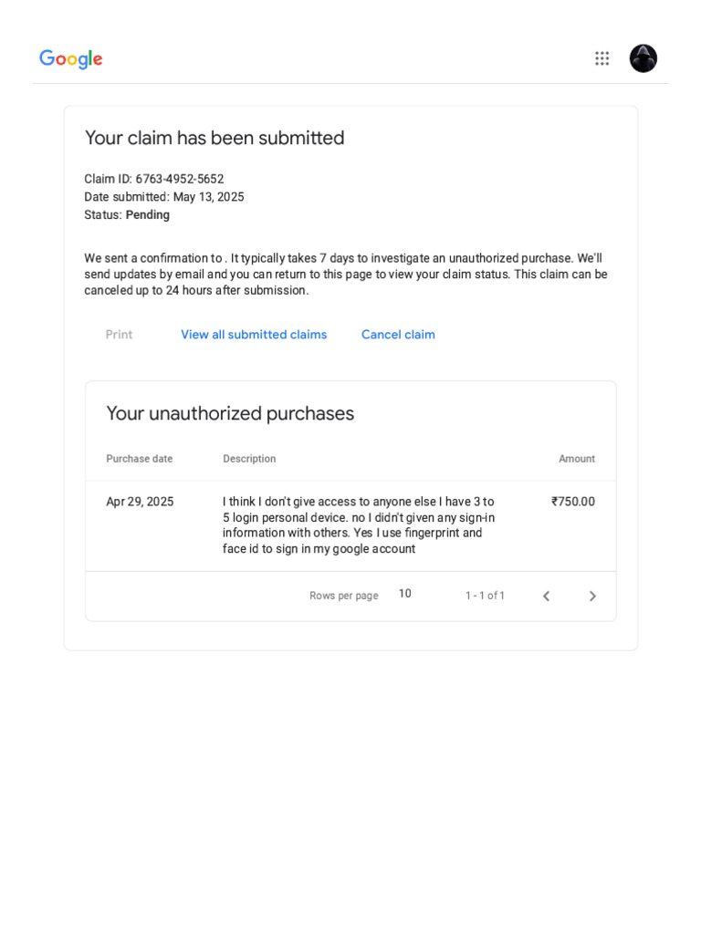 Unauthorized Transactions | PDF