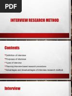 Interview Protocol - Template | PDF