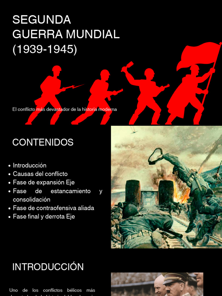 Causas y fases de la Segunda Guerra Mundial | PDF | Alemania nazi ...