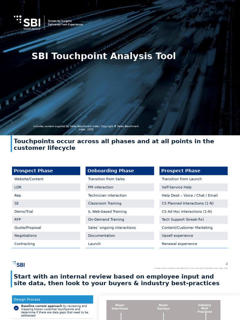 Touchpoint Analysis SBIToolNew | PDF | Sales | Performance Indicator