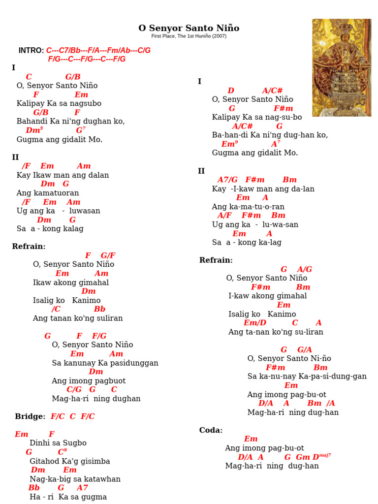 O Senyor Santo Niño | PDF