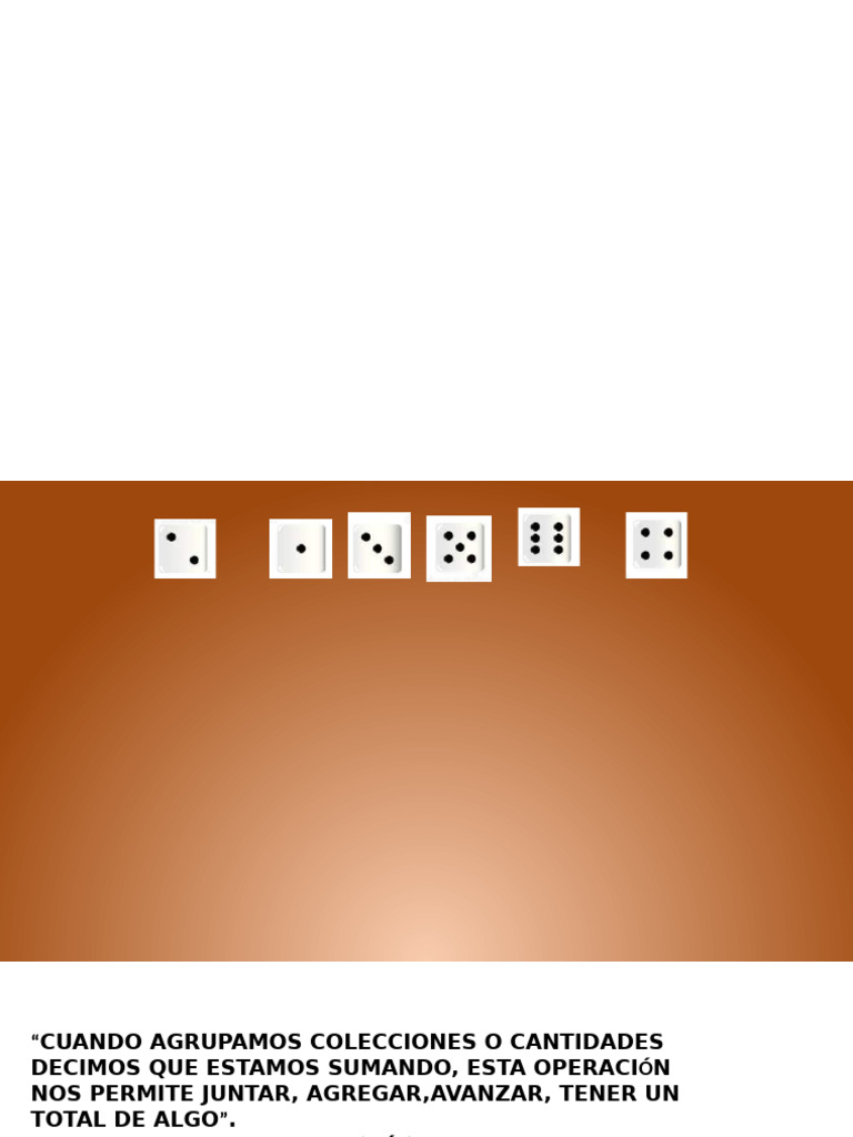 Suma Con Dados y Dedos | PDF