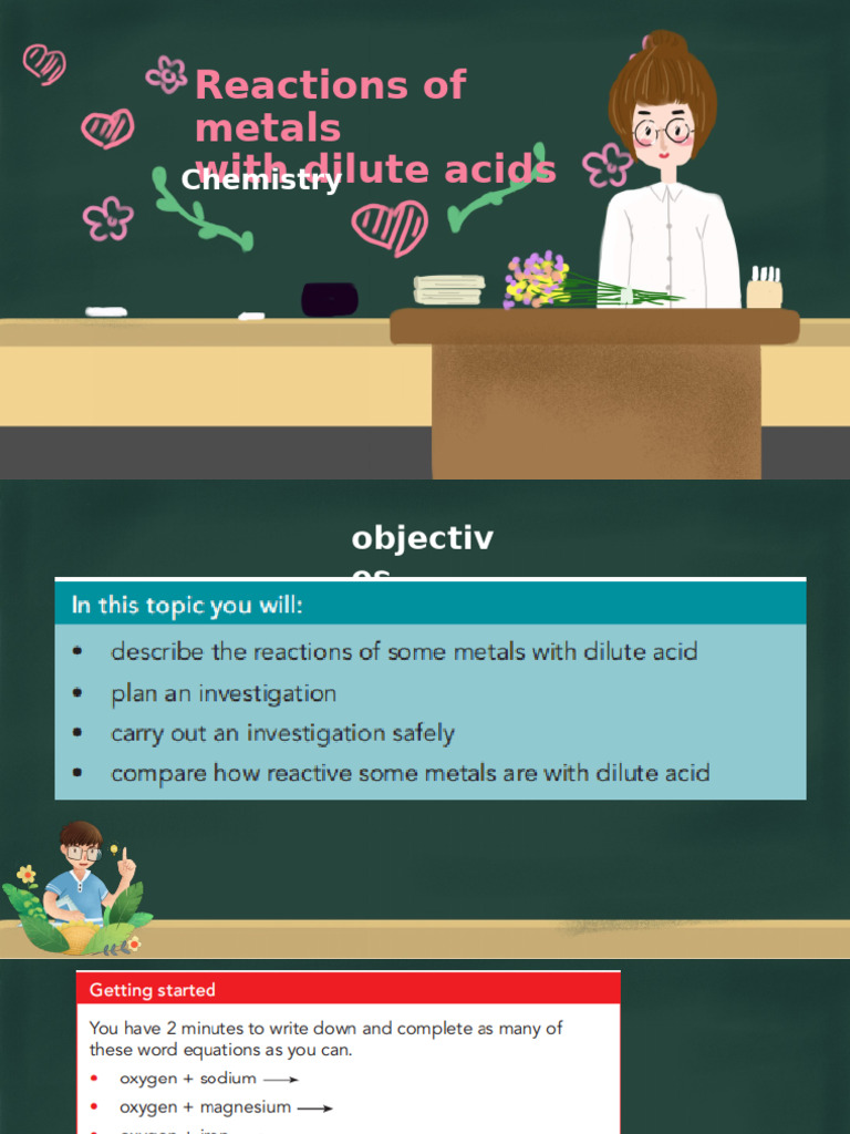 Reactions With Acid | PDF