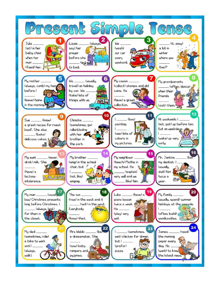 Simple Present Tense | PDF