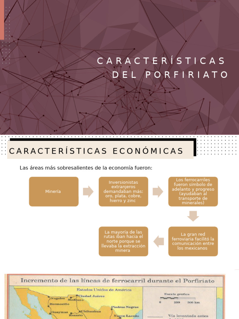 Características Del Porfiriato | PDF | México | Economias