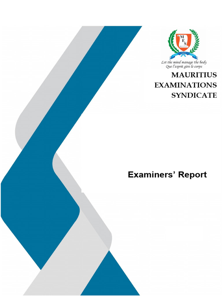 NCE 2021-2022 ICT Examiners' Report | PDF | Multiple Choice | Computer ...