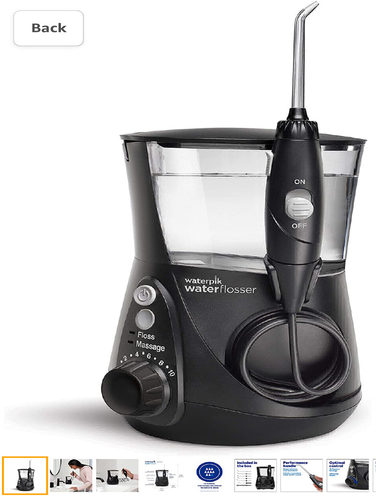 Amazon.com Waterpik Aquarius Water Flosser Profe… | PDF
