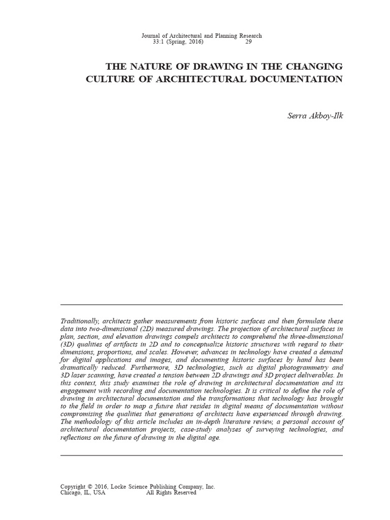 Evolution of Architectural Drawing Techniques | PDF | 3 D Computer ...