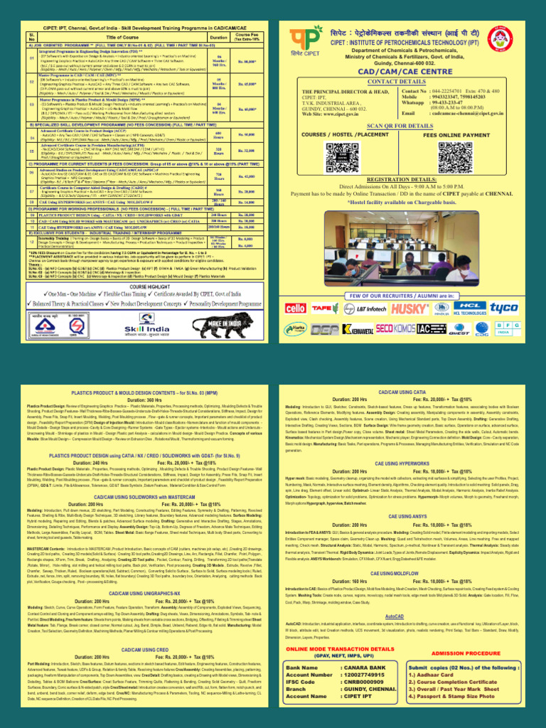 CAD/CAM/CAE Centre Contact Info | PDF | Computer Aided Design | Finite ...