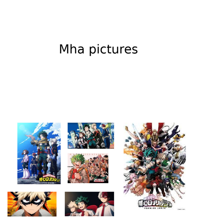 Mha Pictures | PDF