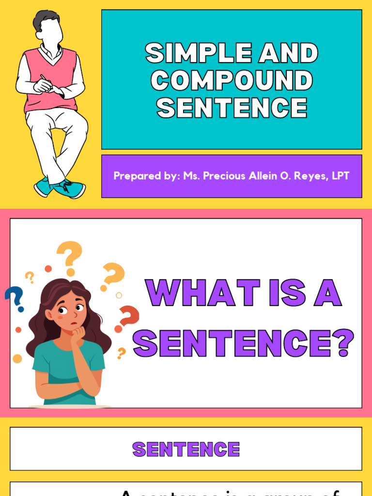 Compound and SImple Sentence | PDF