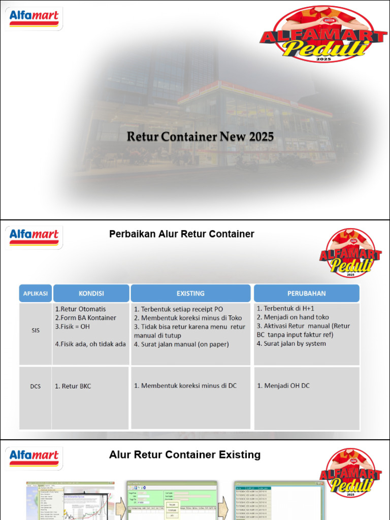Modul Retur Container New Konsep 2025 | PDF