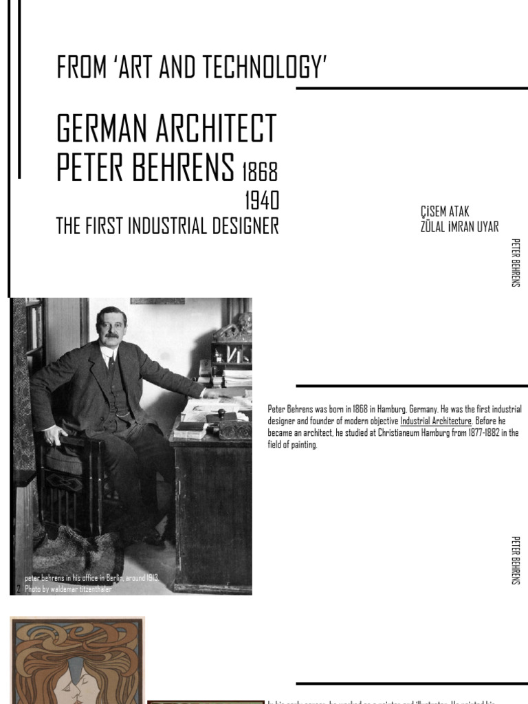 Peter Behrens: Pioneer of Industrial Design | PDF