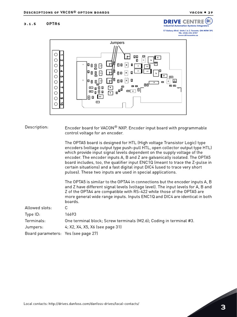 Vacon OPT A5 Manual | PDF | Manufactured Goods | Information And ...