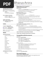 Capgemini Resume Template | PDF | Software | Computing