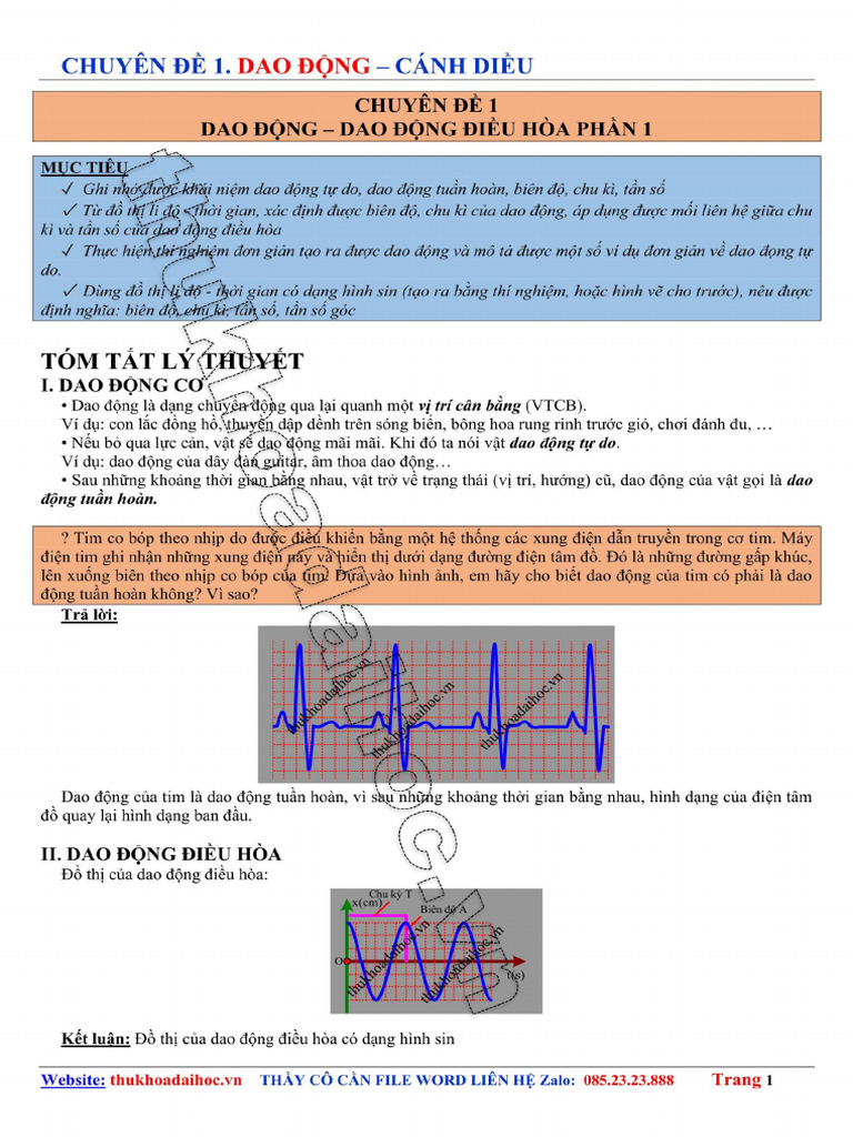1. Dao Dong Dieu Hoa Phan 1 | PDF