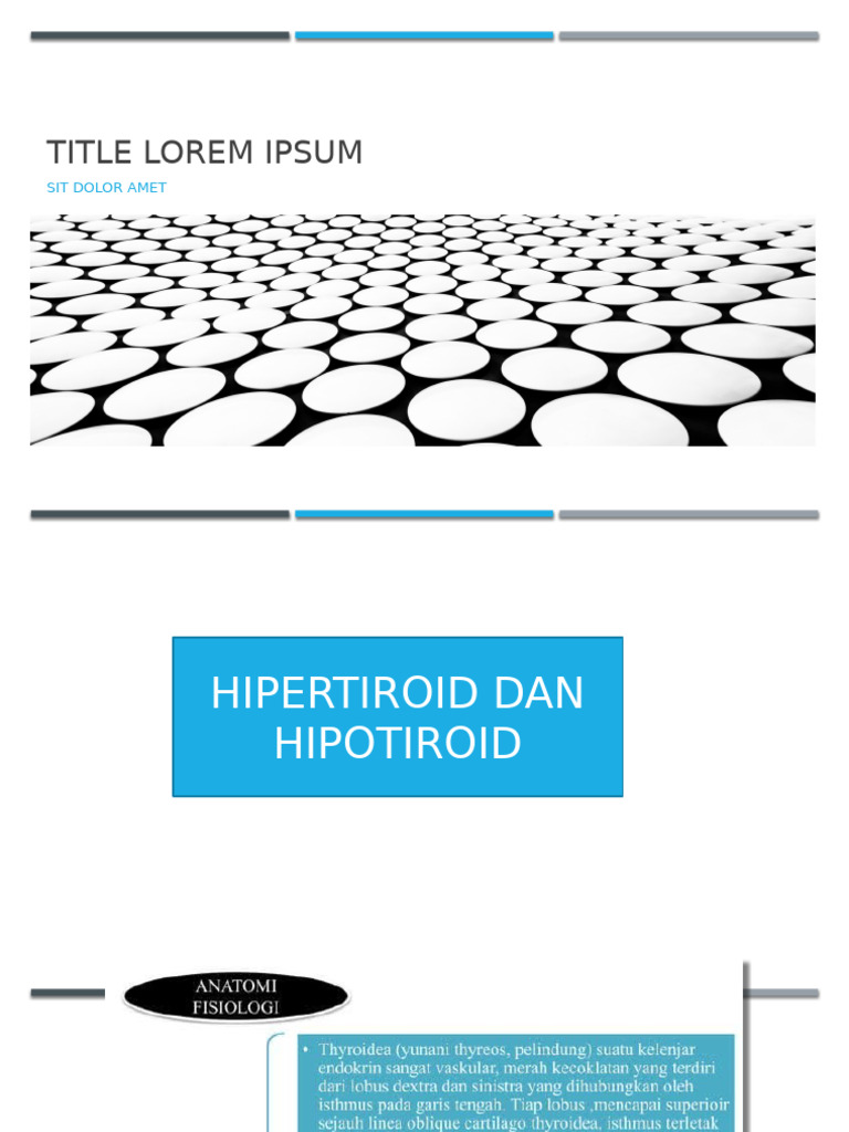 HIPER DAN HIPO TIROID | PDF