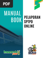 Manual e-SPTPD | PDF | Pengelolaan Keuangan & Uang | Bisnis