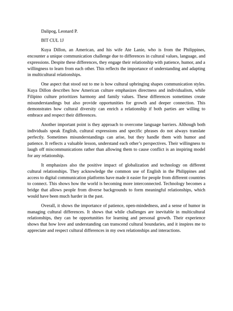 Reflection Paper | PDF