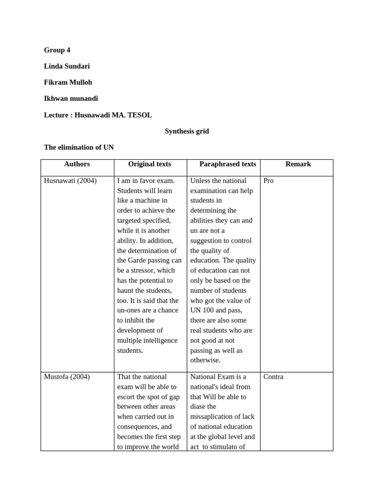 National Exam Impact on Education | PDF