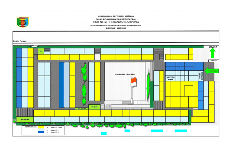 Denah Ruang MPLS SMK Negeri 4 2025 | PDF