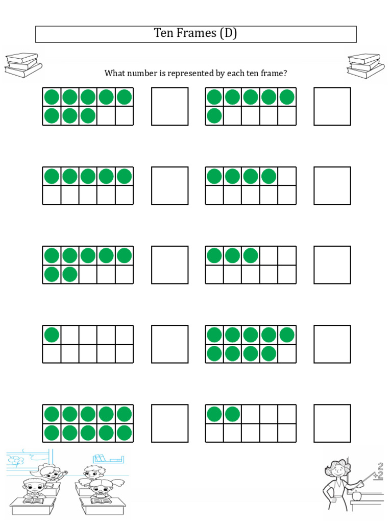 Ten Frames Number Identification | PDF