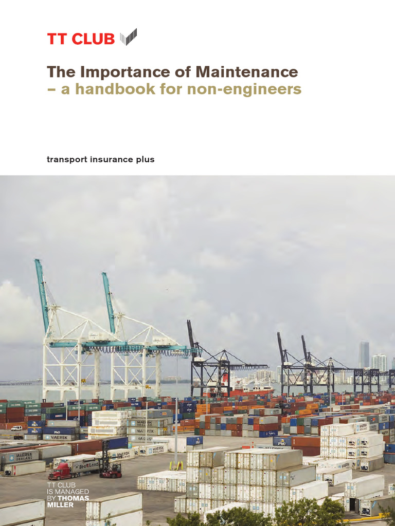 Importance of Maintenance a Handbook for Non Engineers | PDF | Crane ...