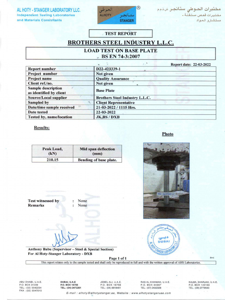 MTC - Item # 20 - Base Plate | PDF