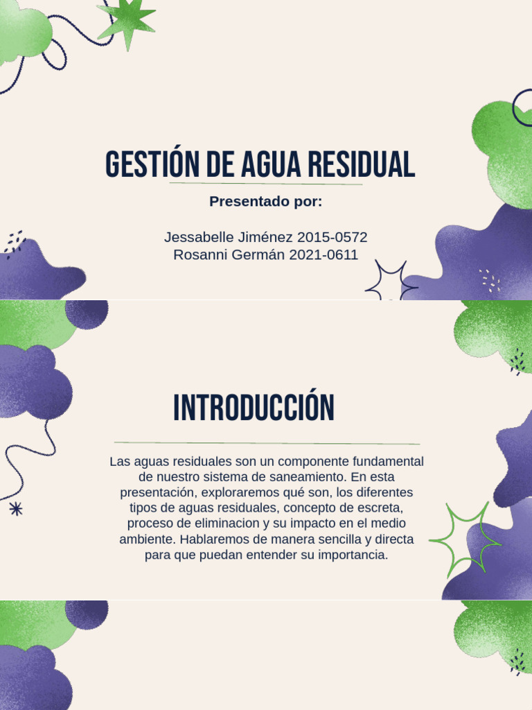 Gestión de Agua Residual (1) .PPTX 20250625 104752 0000 | PDF ...