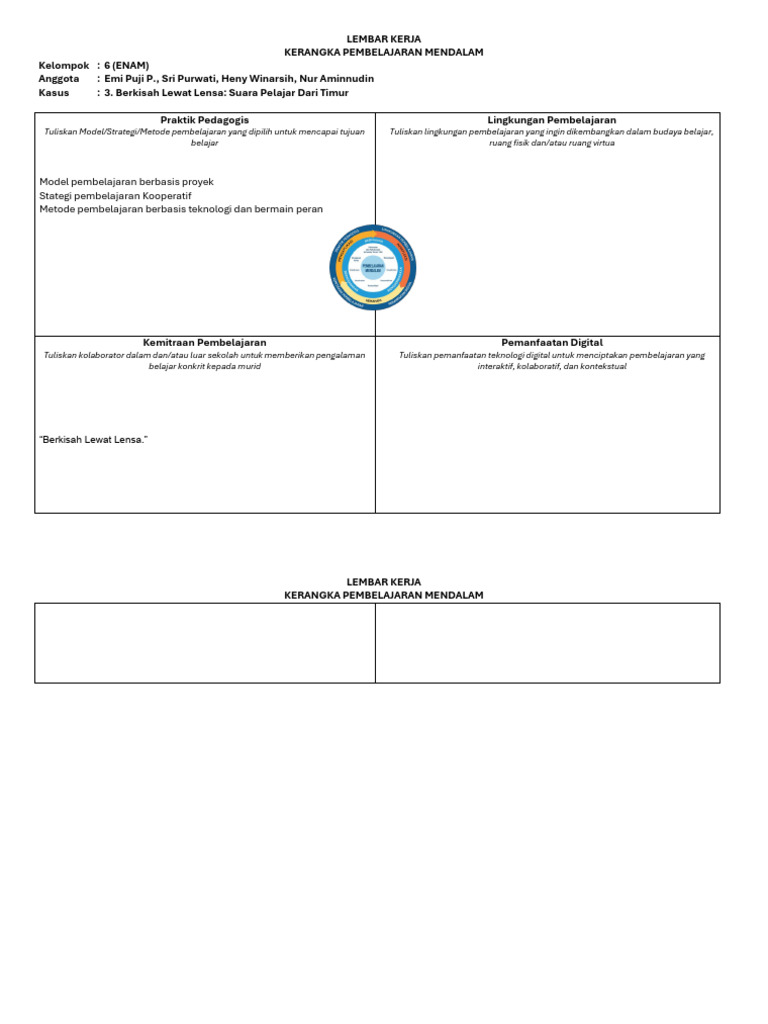 TUGAS PM KP 4_Heny Winarsih_LK Kerangka Pembelajaran Mendalam | PDF
