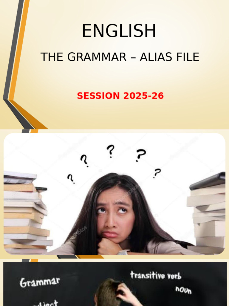 English Grammar Topics Overview | PDF