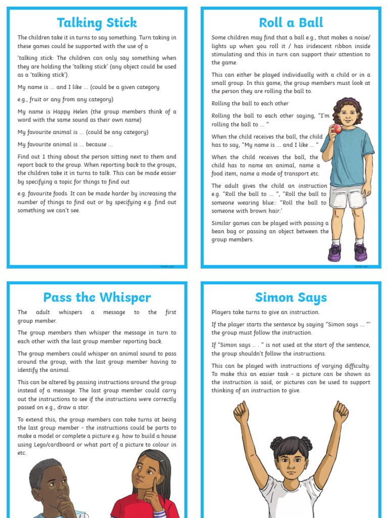 Engaging Games with a Talking Stick | PDF