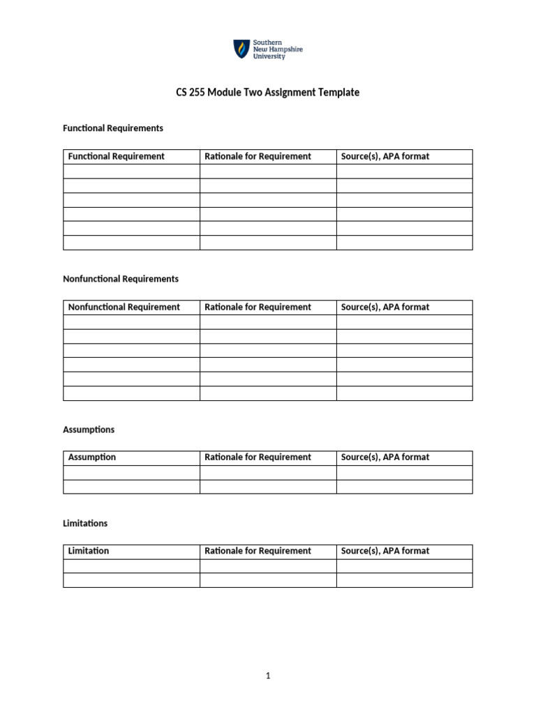 CS 255 Module Two Assignment Guide | PDF