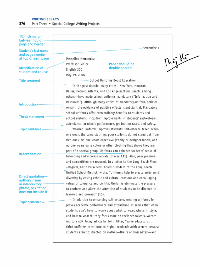 College Writing - School Uniforms | PDF