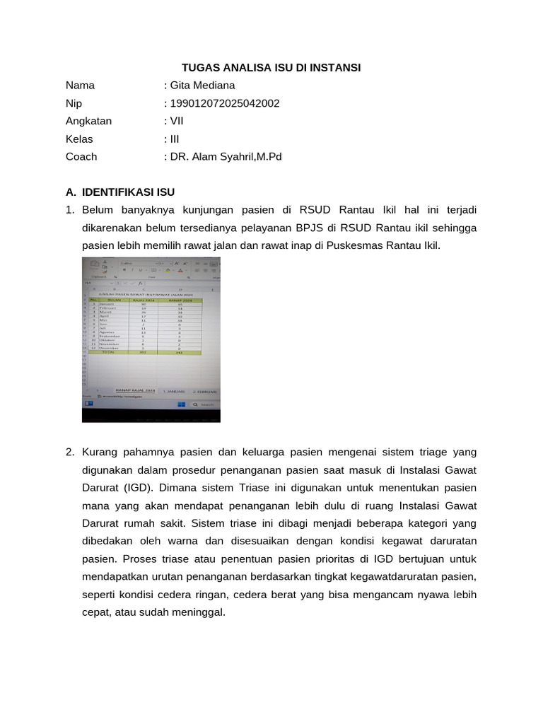 Kesadaran Masker di RSUD Rantau Ikil | PDF