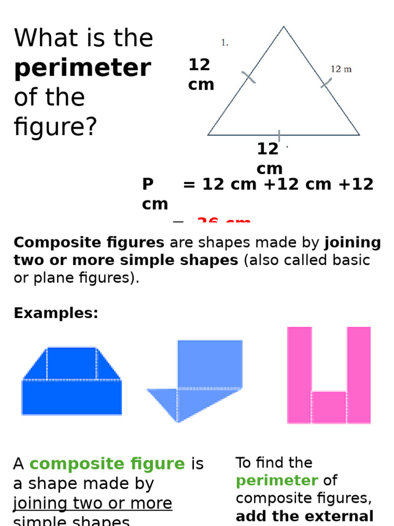 Perimeter of Composite Triangles | PDF | Shape | Triangle