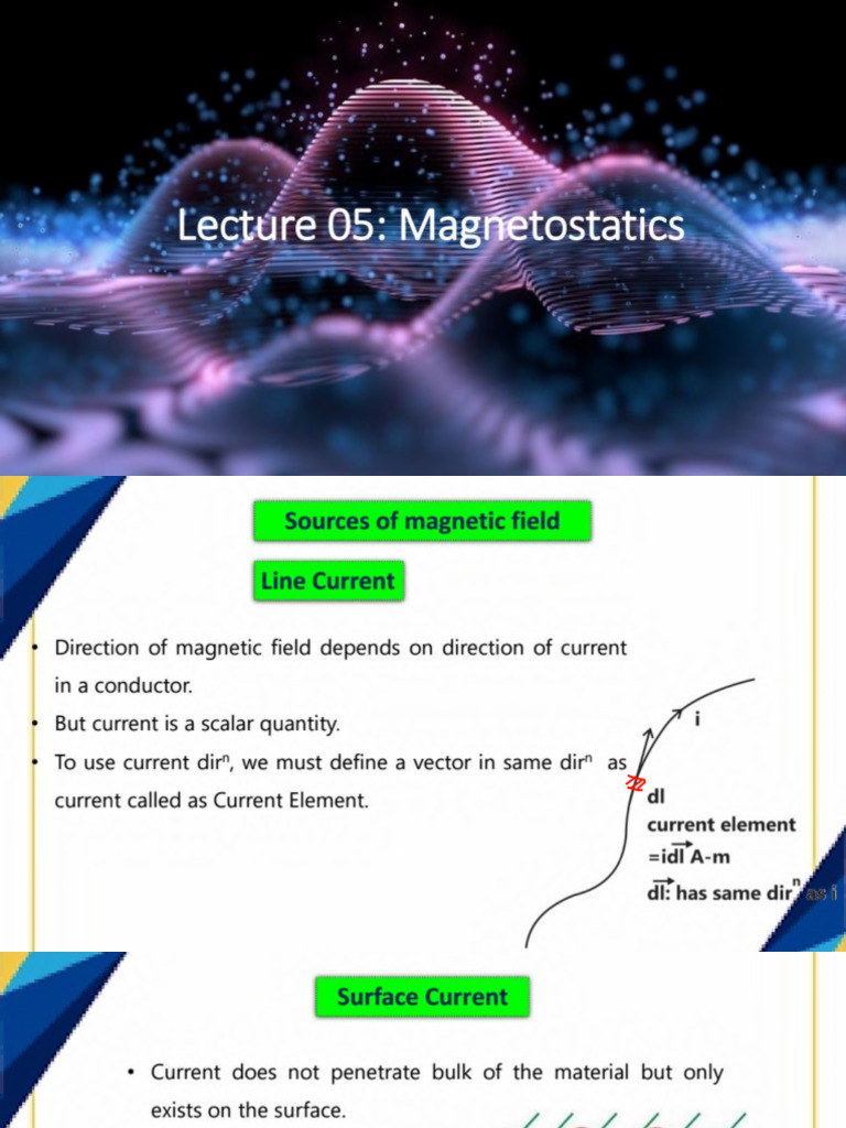 Lecture-05 - Magnetostatics | PDF
