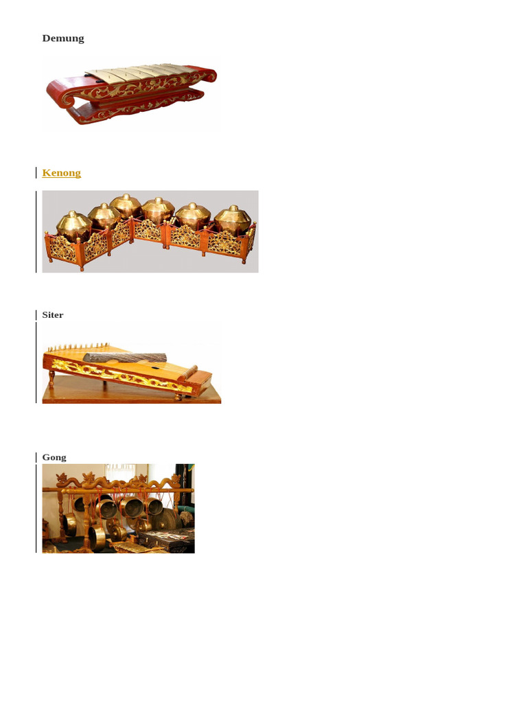 Alat Musik Tradisional Jawa Timur | PDF