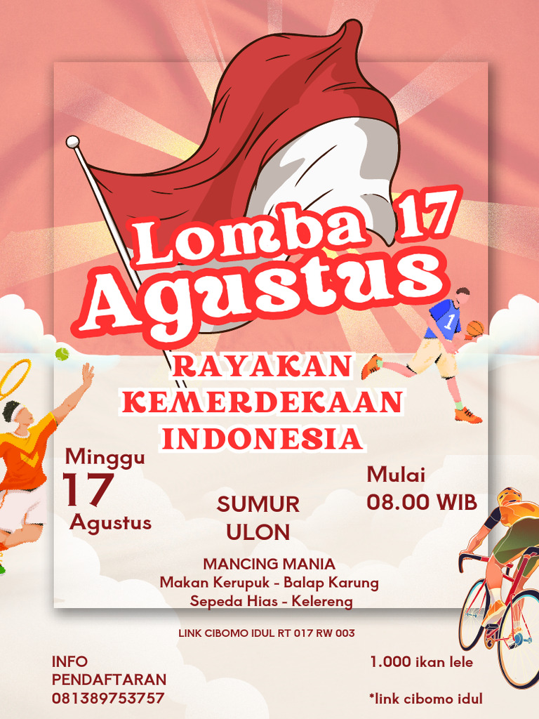 Poster Lomba Mancing 17 Agustus | PDF
