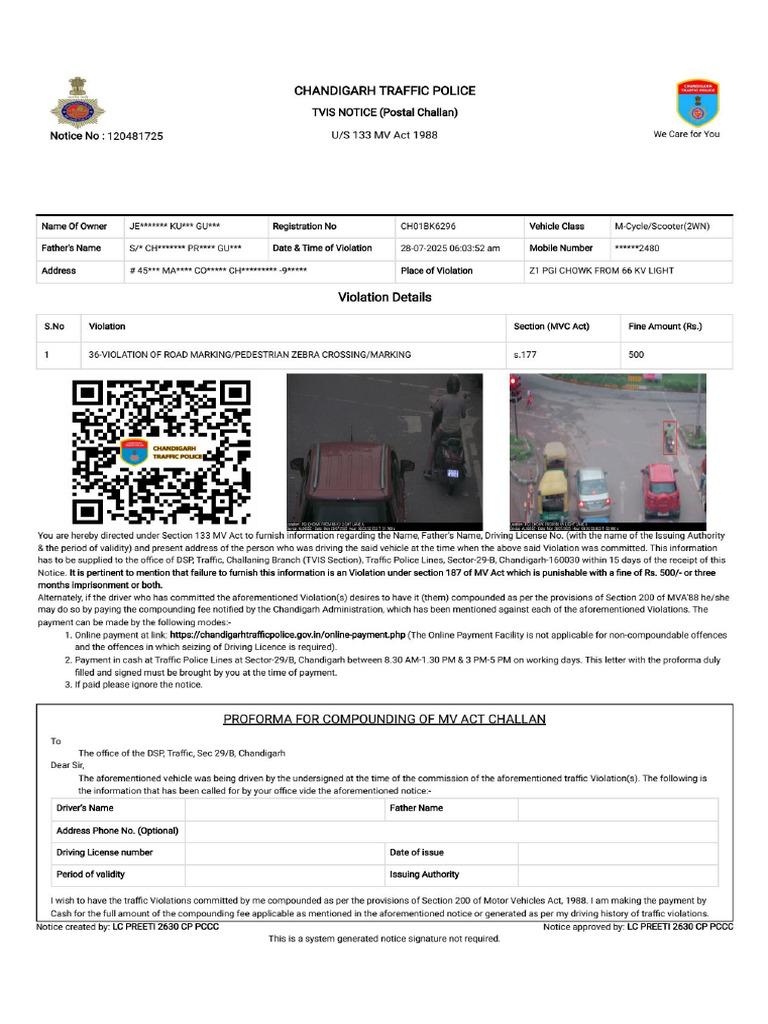 Challan | PDF