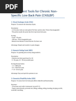 Oswestry Low Back Disability Questionnaire | PDF | Medicine | Clinical ...