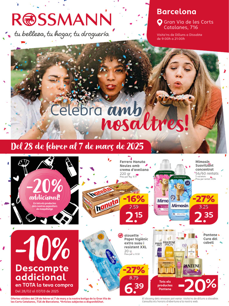 Rossmann Folleto Apertura Barcelona | PDF