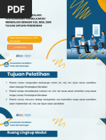 Modul 3. Bahan Bacaan Penyelarasan VMT | PDF