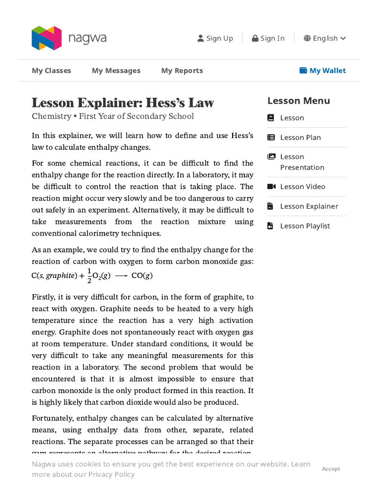 Understanding Hess's Law in Reactions | PDF | Enthalpy | Combustion
