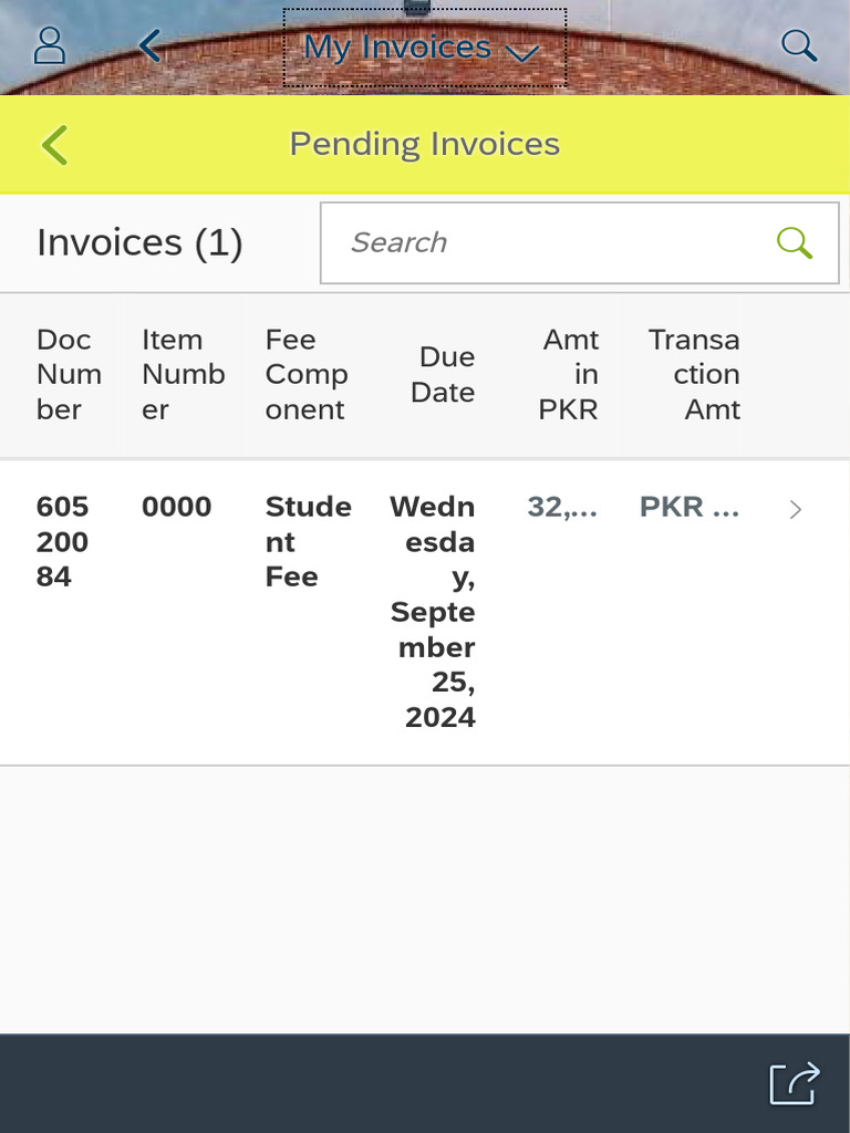 My Invoices | PDF