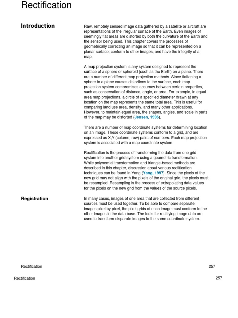 Image Rectification | PDF | Interpolation | Map