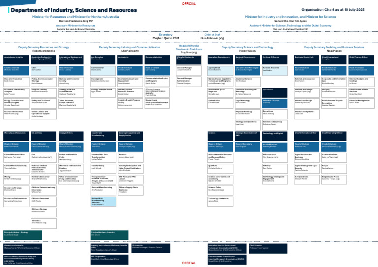 DISR Organisation Chart Overview | PDF
