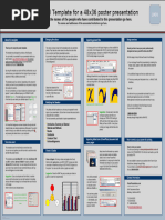 A2 Poster Presentation Template Guide | PDF | Page Layout | Typefaces