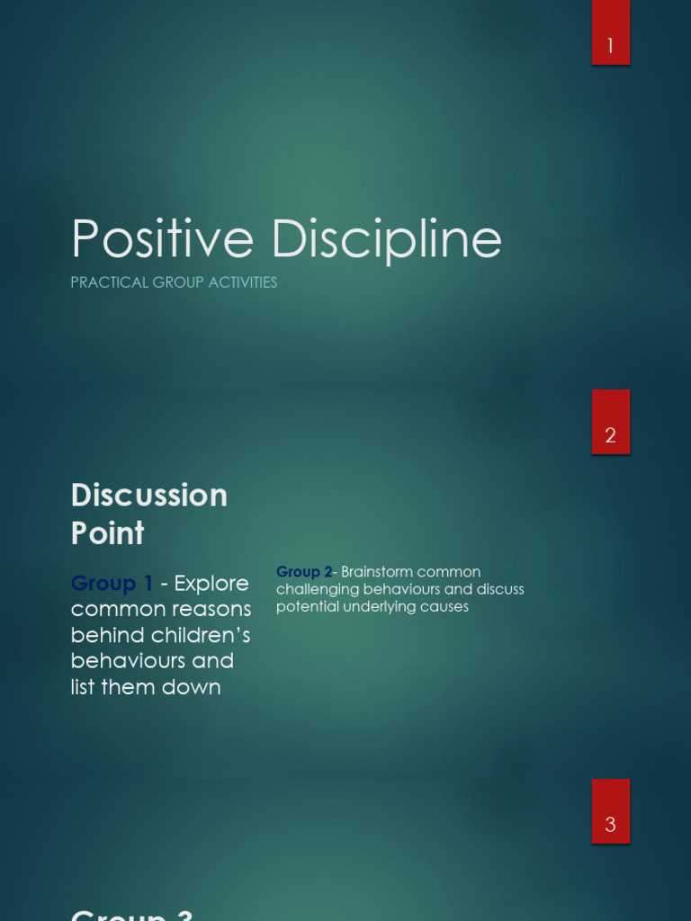 Positive Discipline Strategies for Parents | PDF | Punishments ...