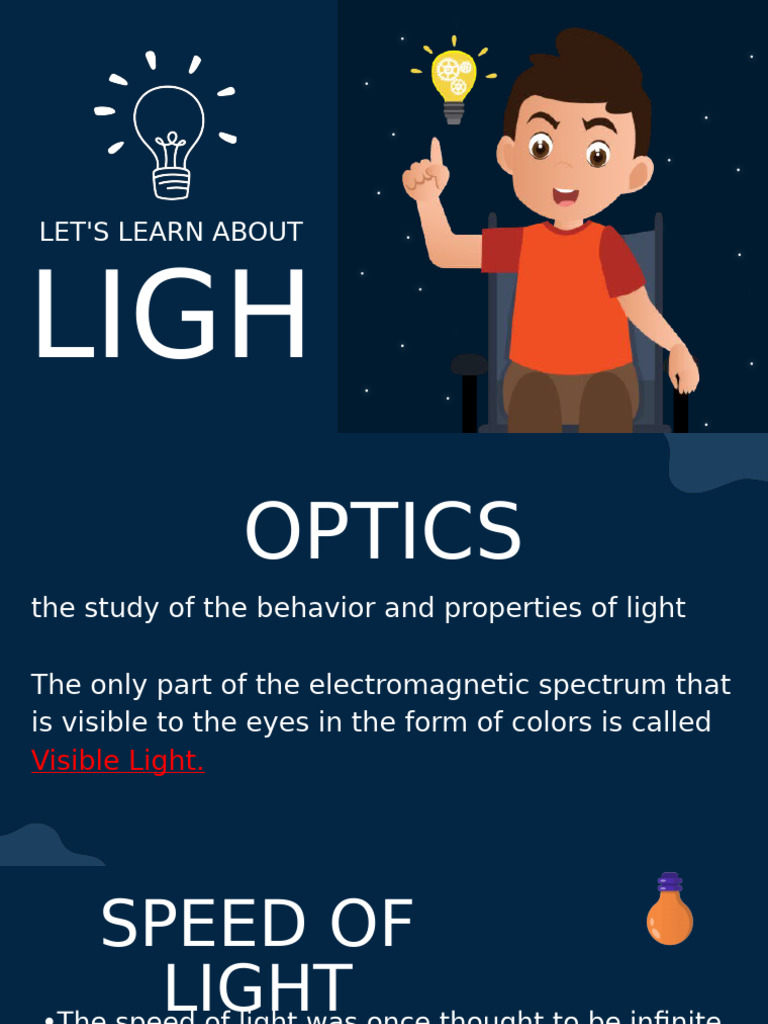 Understanding Light: Properties and Behavior | PDF | Light ...